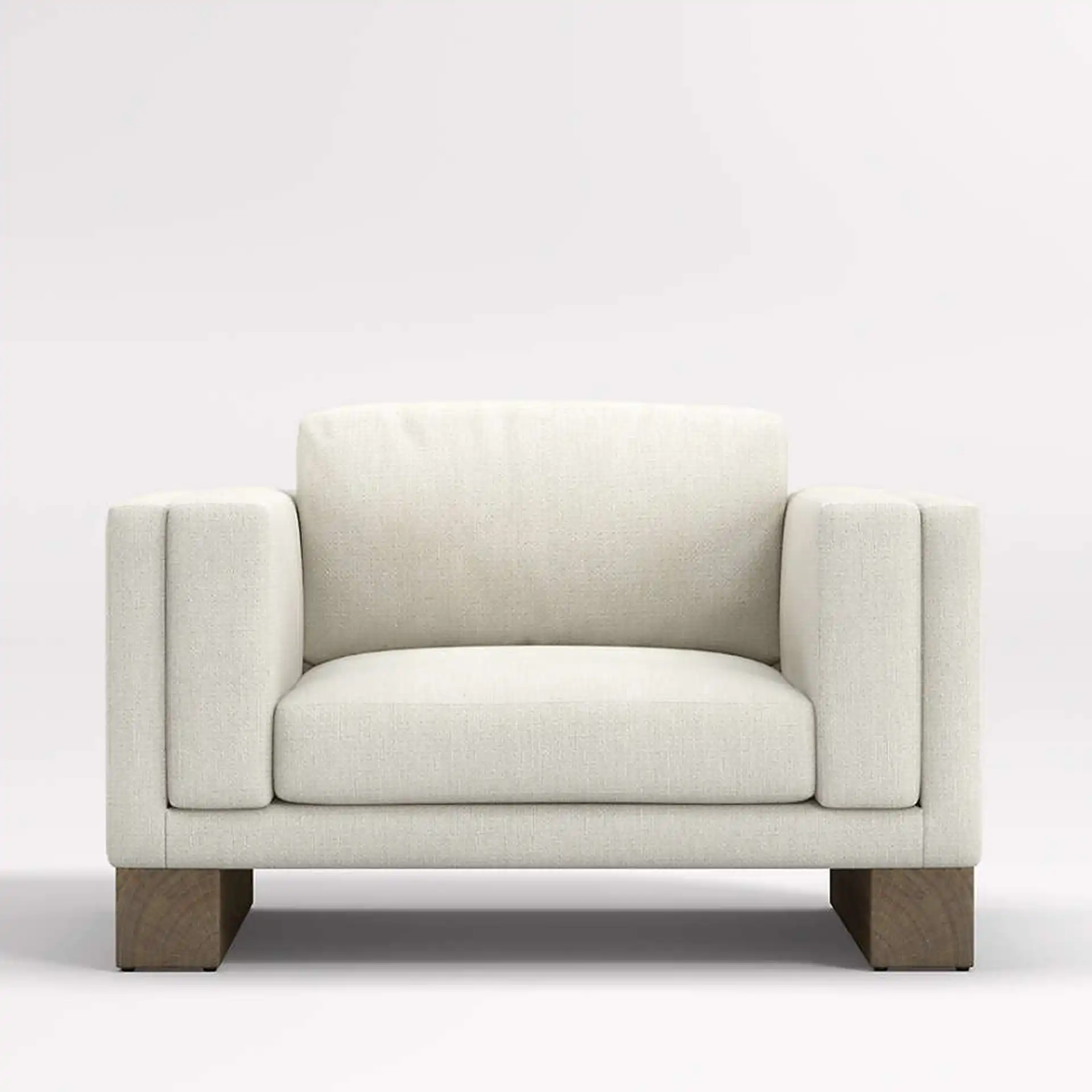 Sonoran Block Leg Chair - Crate and Barrel | Havenly