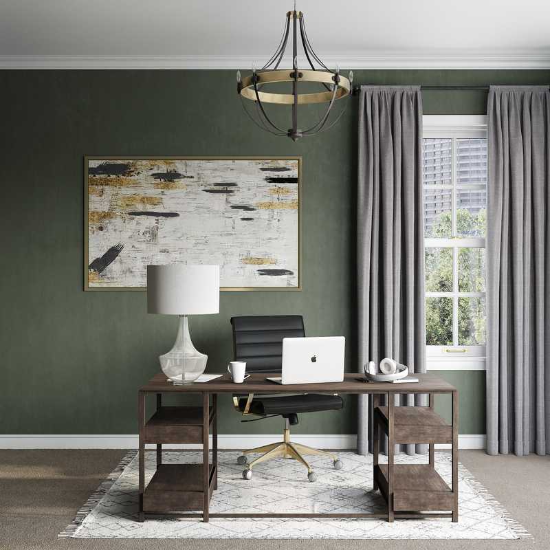 Farmhouse Office Interior Design Ideas | Havenly