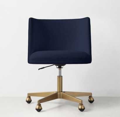 Contemporary, Preppy Office Design by Havenly Interior Designer Kelcy