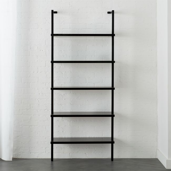 Cb2 metal bookshelf store