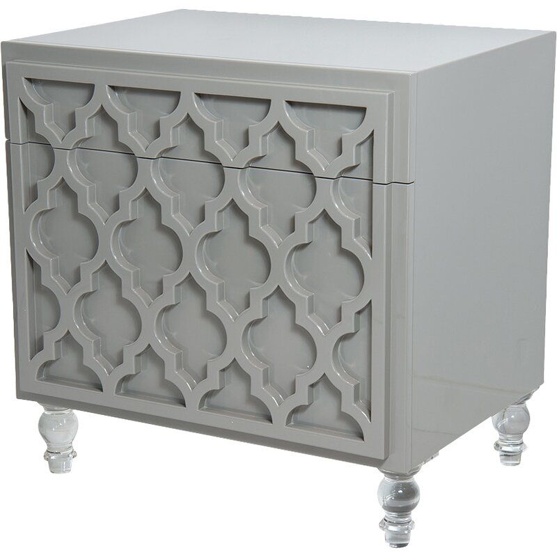 Tangier End Table with Storage - Perigold | Havenly